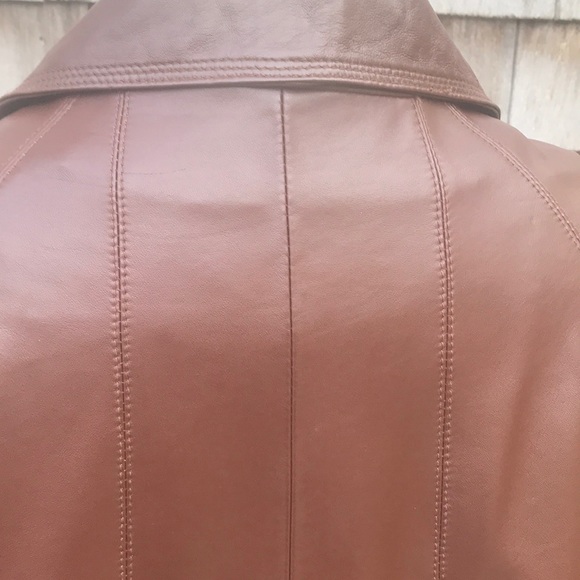 Centigrade | Jackets & Coats | Beautiful Centigrade Brown Leather Car ...